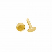 Double Cap Rivets Solid Brass